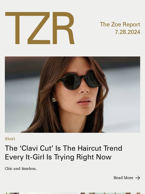 The Zoe Report: The ‘Clavi Cut’ Is The Haircut Trend Every It-Girl Is ...