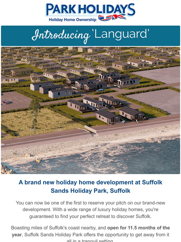 Park Holidays: Introducing Languard - our new development | Milled