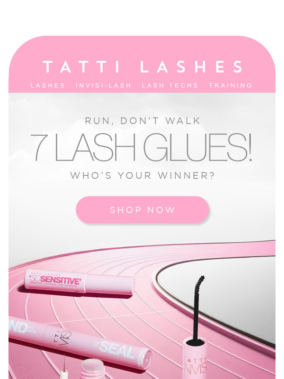 Tatti Lashes: 7 Types Of Lash Glue?! 🥇 It's A World Record | Milled