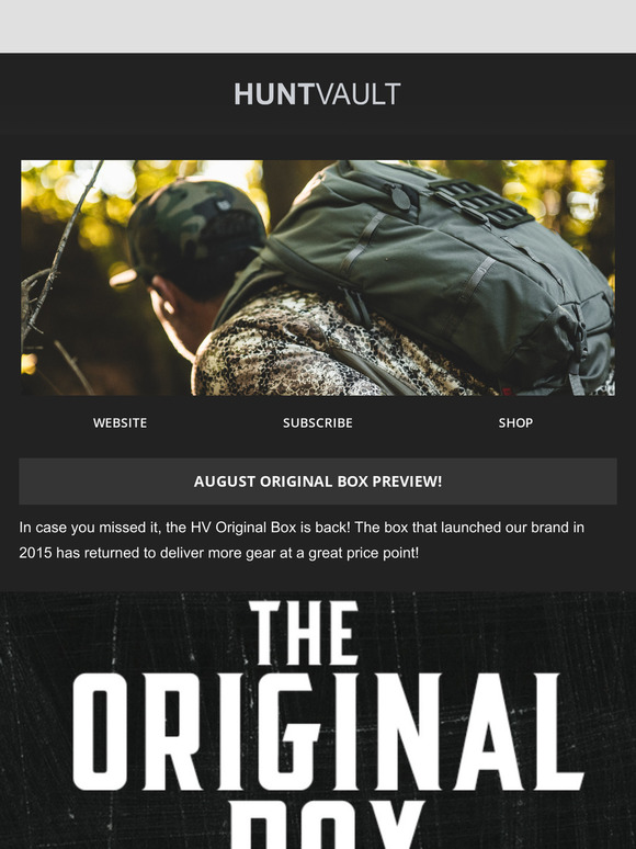 HuntVault: HUNTVAULT ORIGINAL BOX: AUGUST PREVIEW | Milled