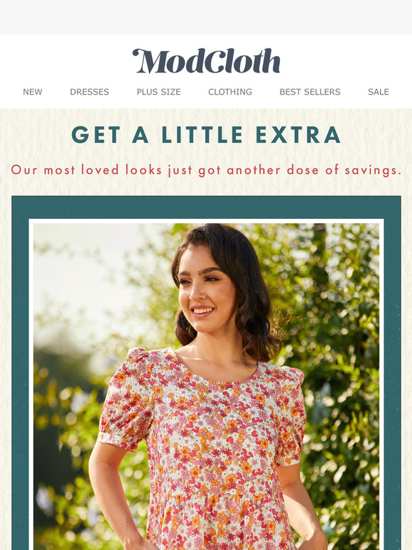 Modcloth Email Newsletters: Shop Sales, Discounts, and Coupon Codes