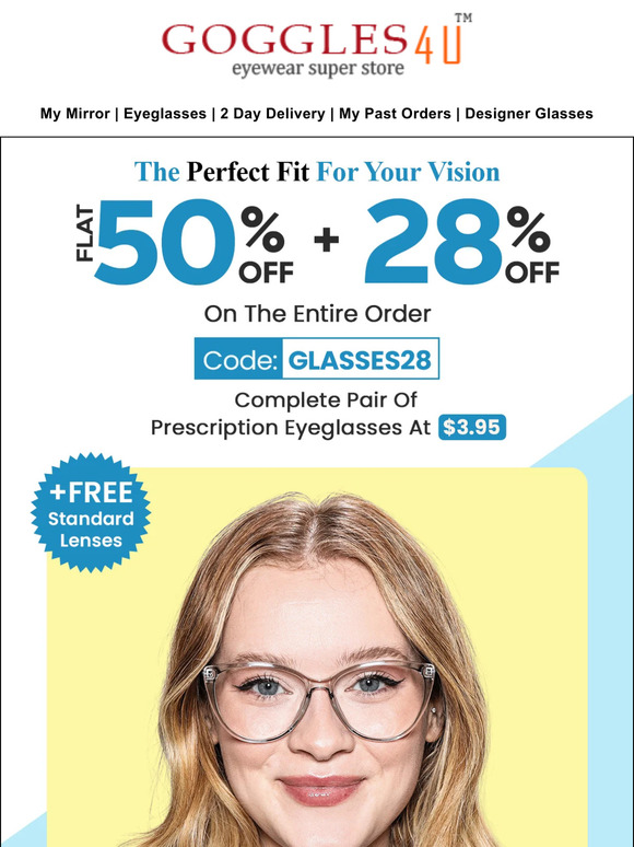 Goggles4u Eyeglasses: 🔴 Month End MEGA Sale Is LIVE. | Milled