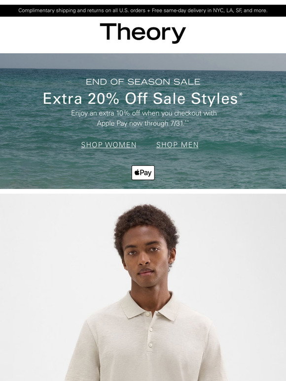 Theory: 2 Days Left: Shop Bestsellers for Less | Milled