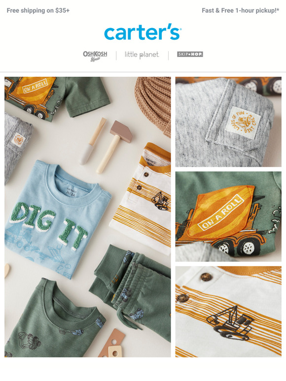 Carter's: 40% OFF: styles for the magic & mayhem of toddler life | Milled