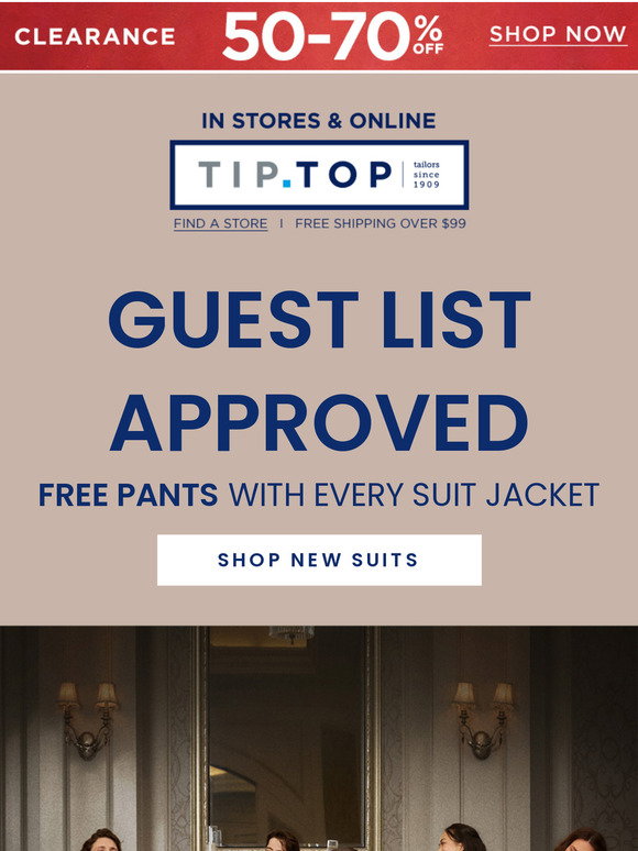 Tip Top Tailors: Special Event Coming Up? | Milled