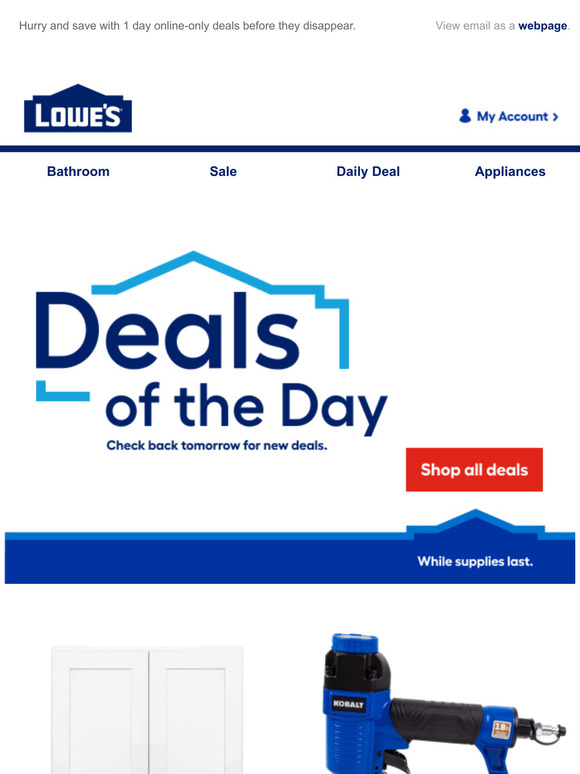 Lowes Email Newsletters: Shop Sales, Discounts, and Coupon Codes
