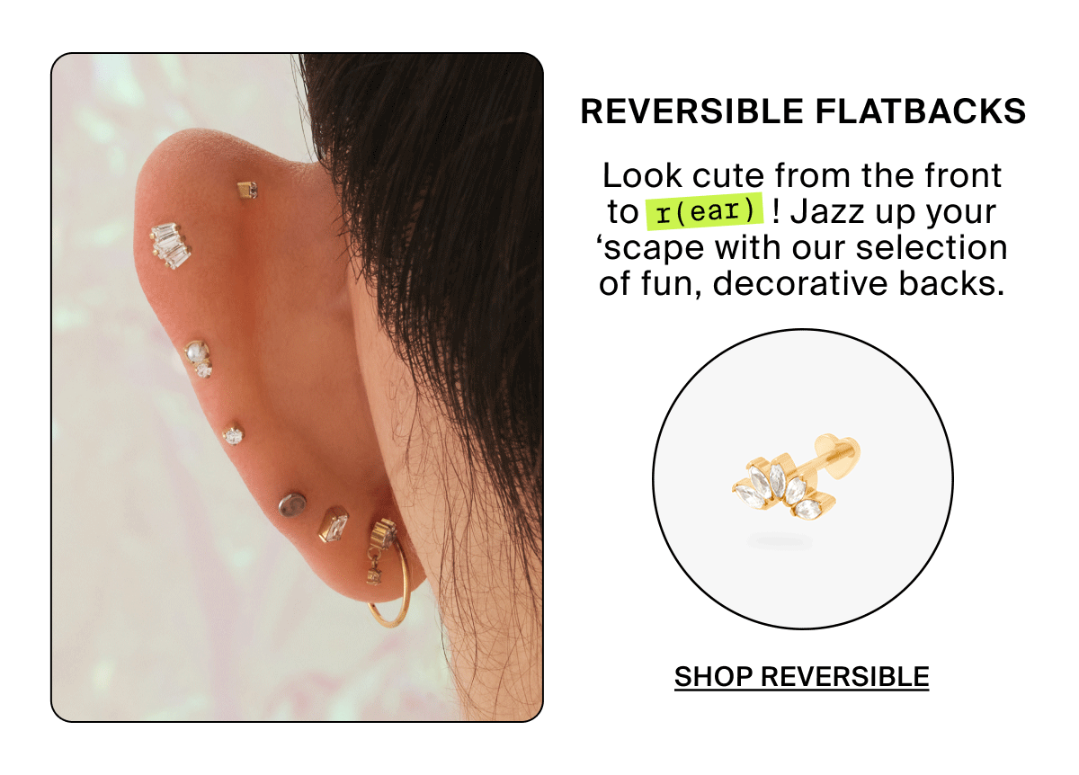 Studs: Standard, reversible or 14k flatbacks? | Milled