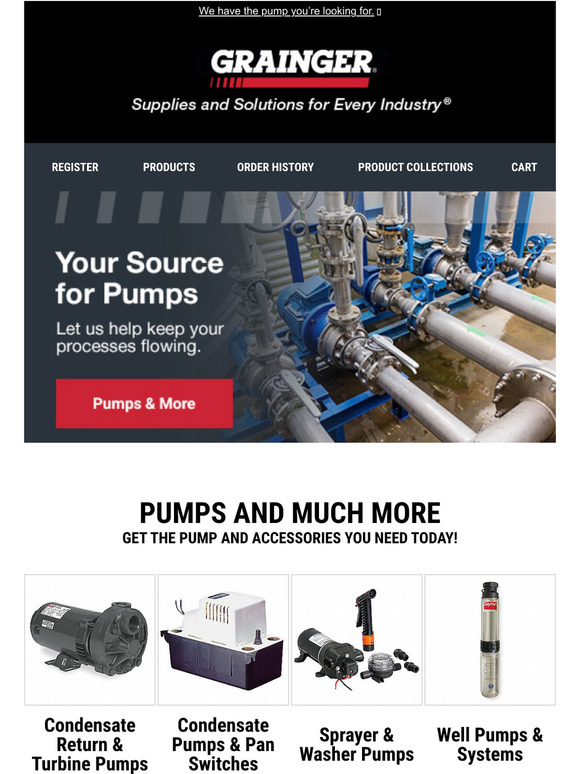 Grainger Email Newsletters: Shop Sales, Discounts, and Coupon Codes