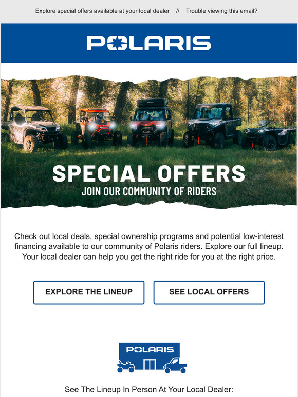 Polaris: —, Check Out Your Local Offers | Milled