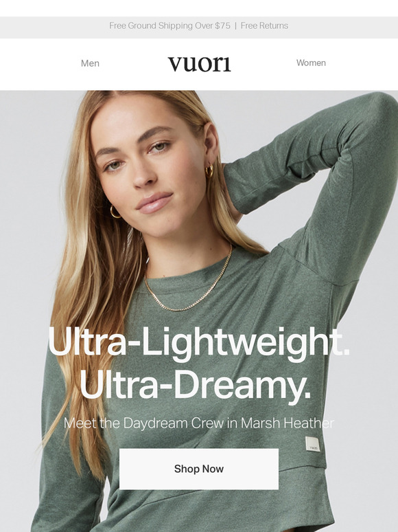 Vuori Email Newsletters: Shop Sales, Discounts, and Coupon Codes