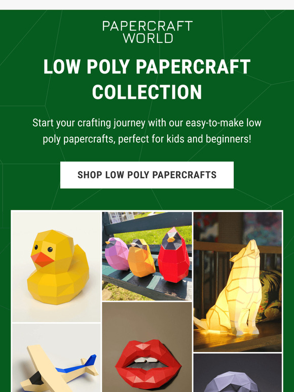 PaperCraft World: Prepare for a Low Poly party | Milled