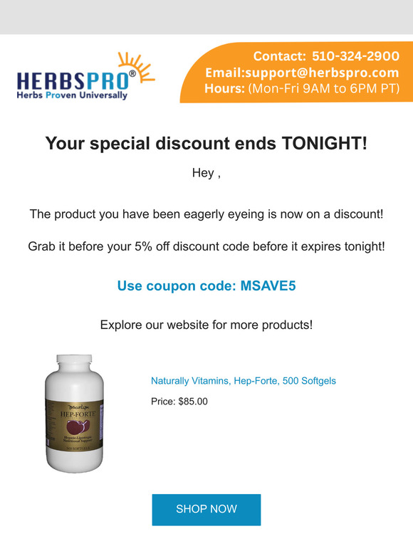 Herbspro: Your Offer Ends Tonight! 😲 | Milled