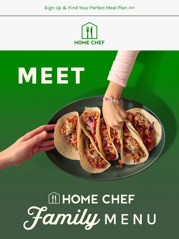 Home Chef: 👋 Meet Home Chef’s Family Menu! | Milled