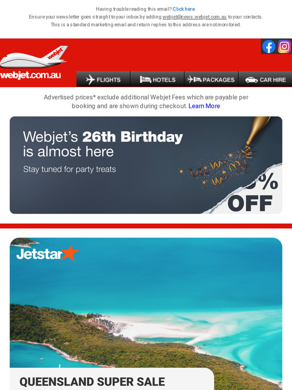 Webjet: Gold Coast from $64* one-way during Jetstar's Queensland sale ...