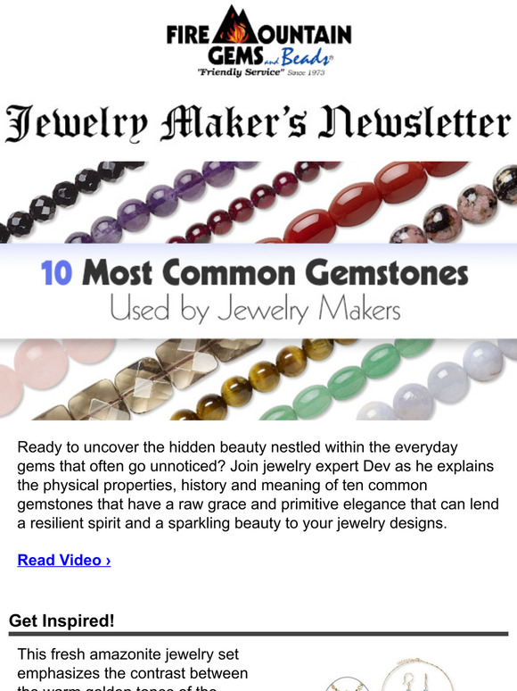 Fire Mountain Gems: Newsletter for Jewelry Designers: Learn About the ...