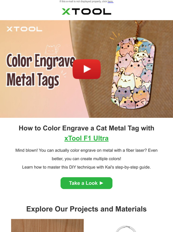 xTool: Color Engraving Metal Tutorial with xTool F1 Ultra. | Milled