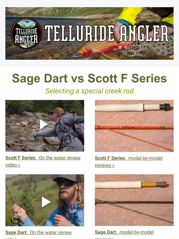 Telluride Outside: Choose your creek rod: Scott F vs Sage Dart | Milled