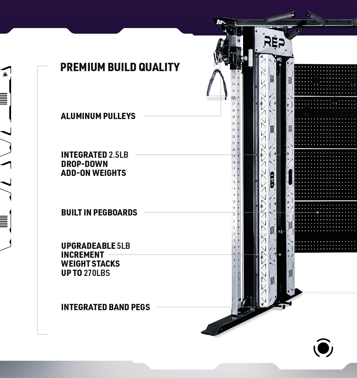 REP Fitness: NEW | Arcadia™ Max Functional Trainer | Milled