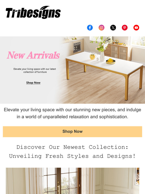 Tribesigns: Explore our latest arrivals now! | Milled