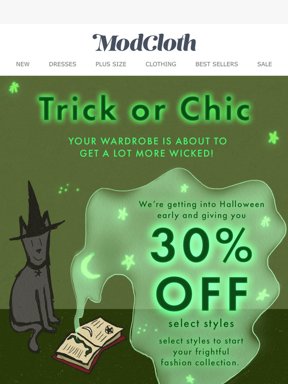 Modcloth Email Newsletters: Shop Sales, Discounts, and Coupon Codes