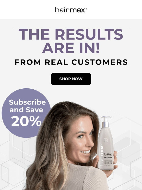 Hairmax: Transform Your Hair with Density Hair Care | Milled