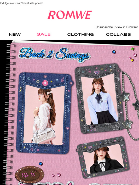 ROMWE: A SALE STORM is coming! There's Still Time... 99% OFF Plus FREE ...