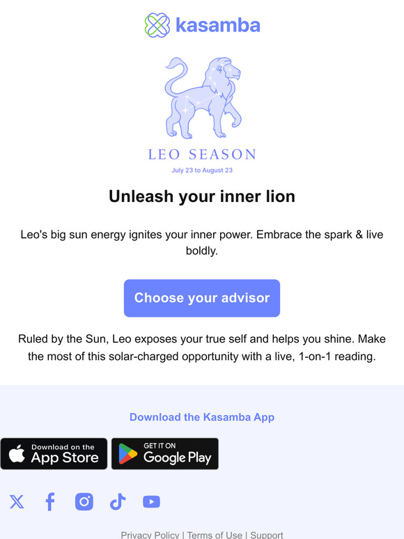 Kasamba: Find your inner roar 🦁 | Milled