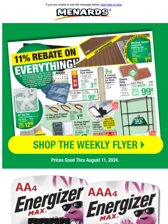 Menards: Plush Carpet ONLY 69¢/sq. ft. After Rebate* PLUS New Weekly ...