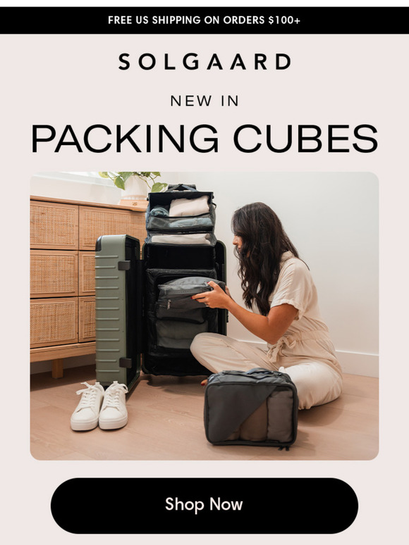 Solgaard: Packing Cubes Are Here! Shop Our New Drop | Milled