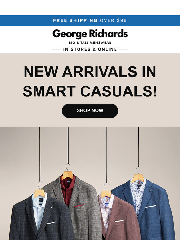 George Richards: Just Dropped: New Smart Casuals! | Milled