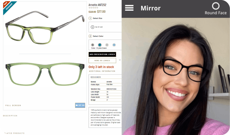 Overnight Glasses: Get a better fit with Virtual Try On | Milled