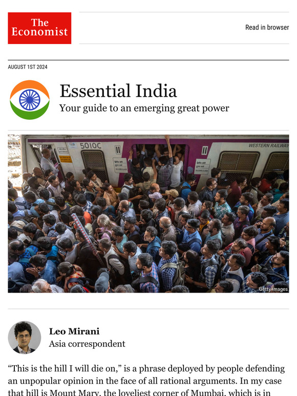 The Economist: Essential India: Mumbai is the best city in India ...