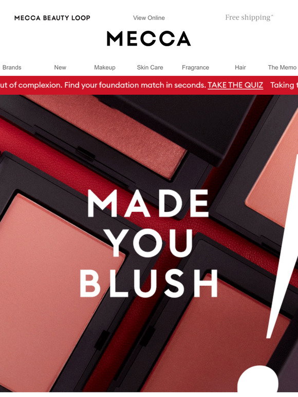 Mecca: A new way to wear blush... | Milled