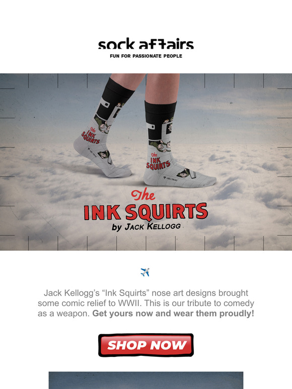 Sock Affairs: 💭 ️ Comics & Airplanes ️ 💭 | Milled