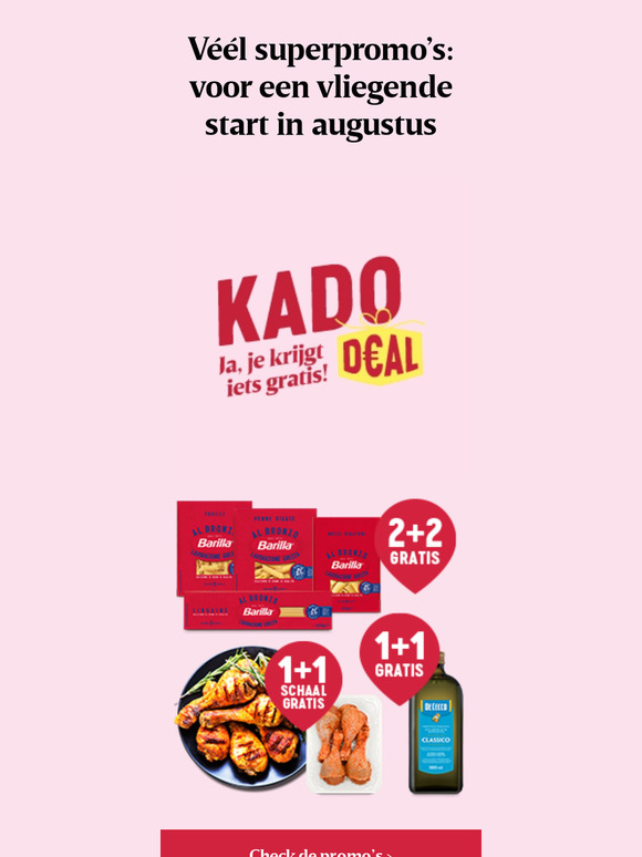 Delhaize: 1+1 en 2+2 promo’s, om de maand goed mee te beginnen | Milled