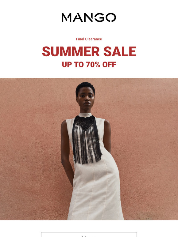 Mango: Final Clearance! Up to 70% off % 📢 | Milled