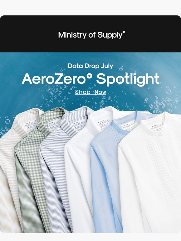 Ministry of Supply: Data Drop: AeroZero° Reinvented | Milled
