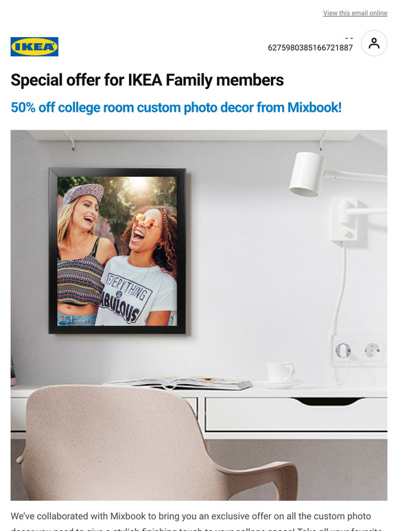 IKEA: —, elevate your college space with Mixbook photo decor! | Milled