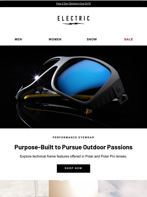 ELECTRIC: Technical Features. World Class Lenses. | Milled