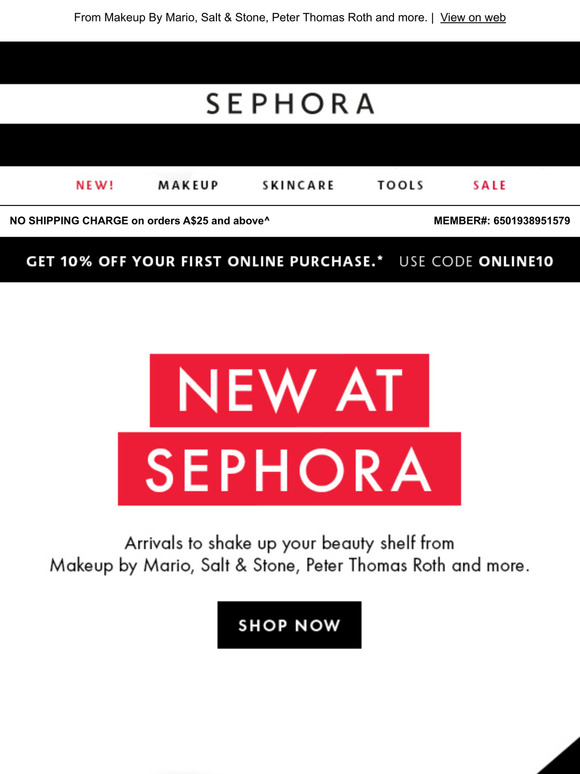 Sephora Email Newsletters: Shop Sales, Discounts, and Coupon Codes