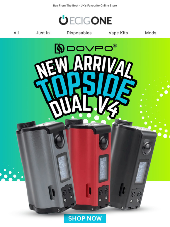 Ecig One: 😱LOOKS WHATS LANDED! TOPSIDE DUAL V4 MOD | Milled