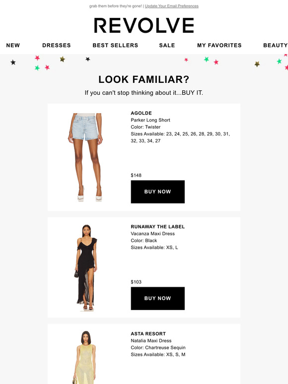 REVOLVE Email Newsletters: Shop Sales, Discounts, and Coupon Codes