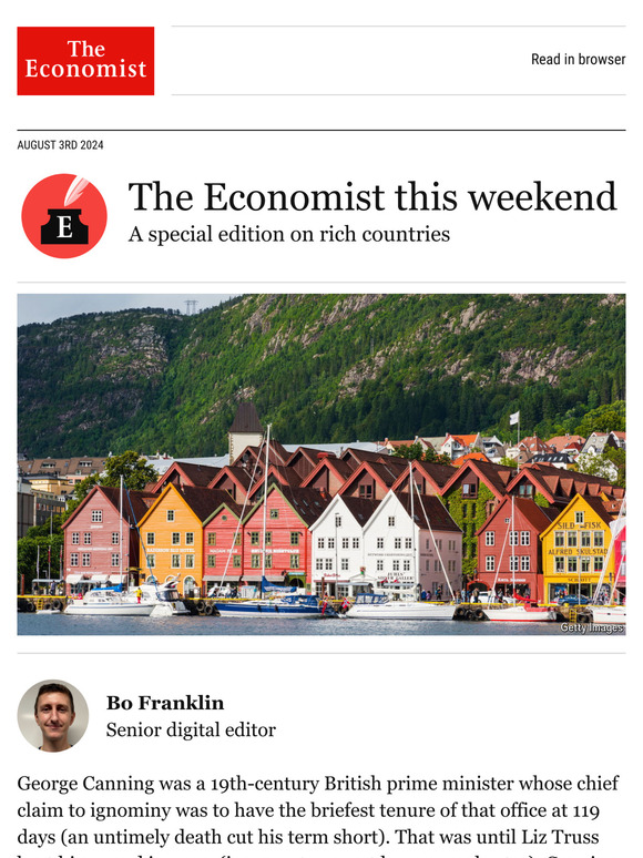 The Economist: The world’s richest countries in 2024 | Milled