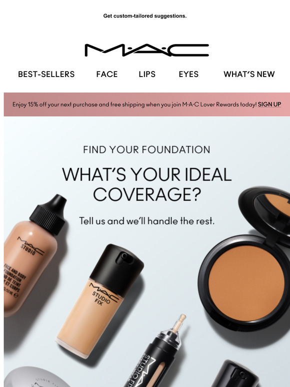 MAC Email Newsletters: Shop Sales, Discounts, and Coupon Codes