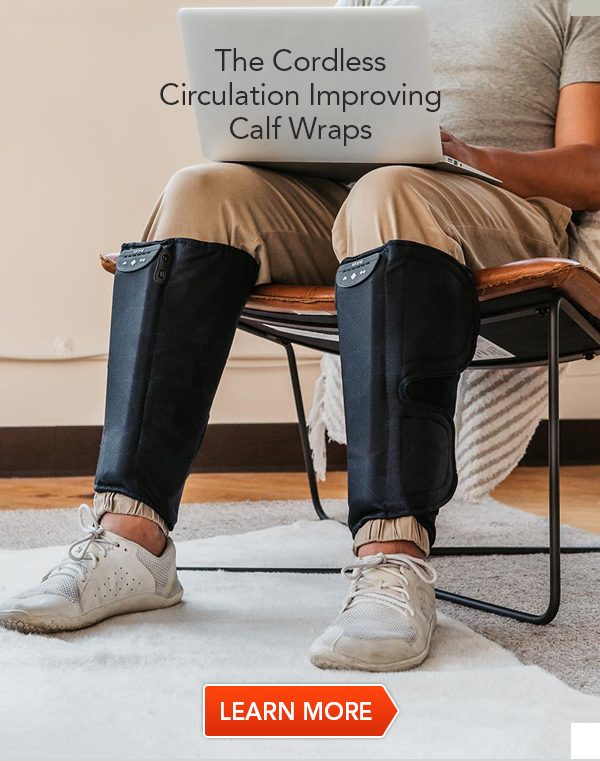 Hammacher Schlemmer: The Cordless Circulation Improving Calf Wraps | Milled