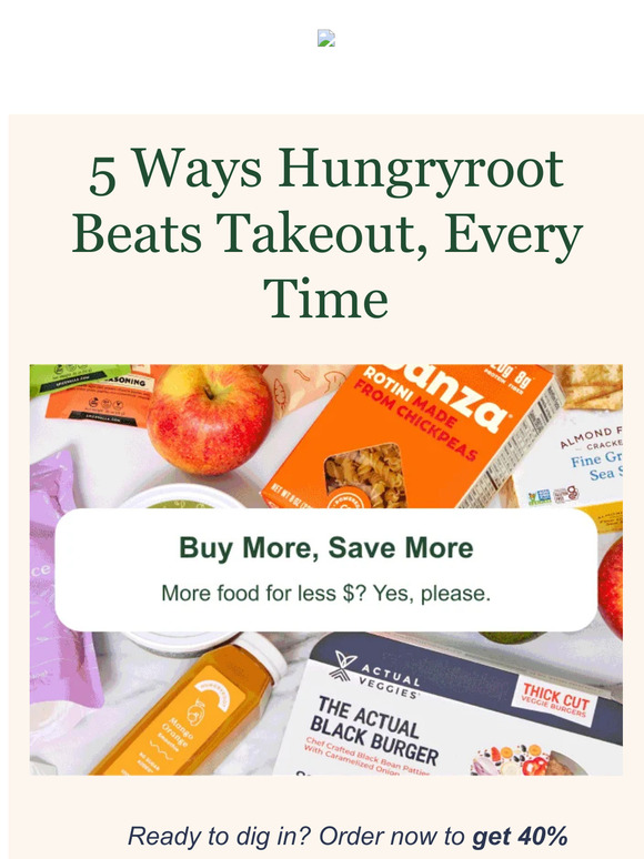 Hungryroot: Why Hungryroot is way better than takeout | Milled