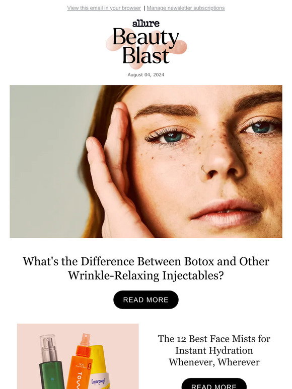 Allure: What's the Difference Between Botox and Other Wrinkle-Relaxing ...