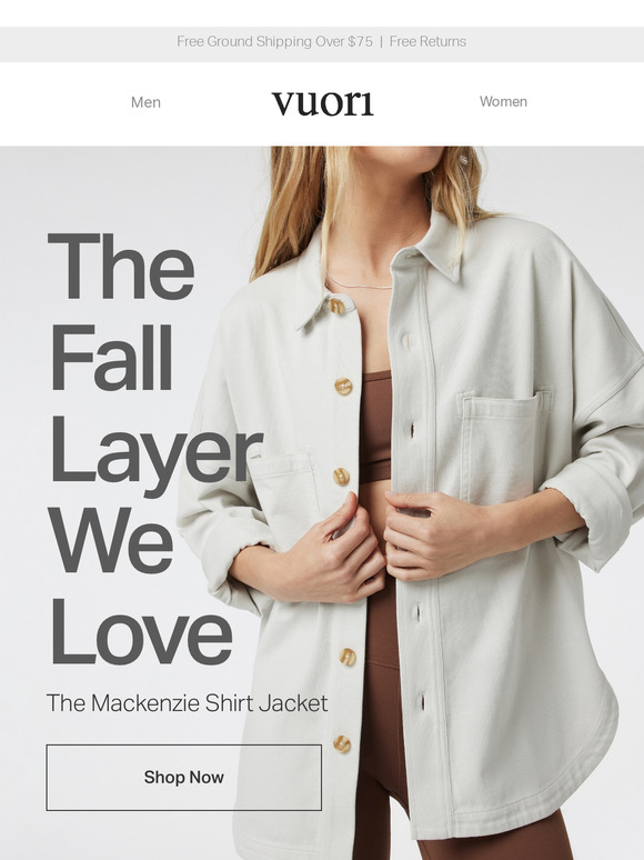 Vuori Email Newsletters: Shop Sales, Discounts, and Coupon Codes