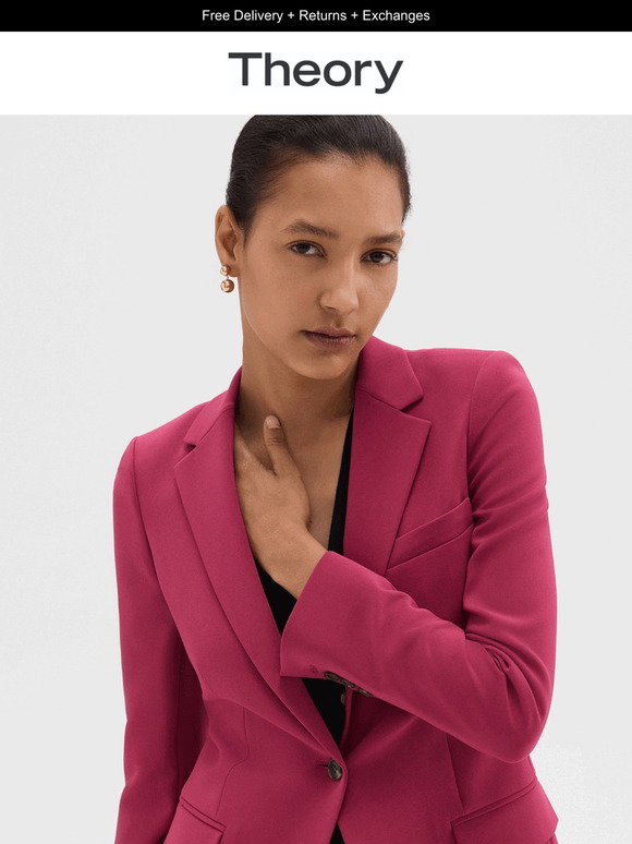 Theory: Just In | Deep Rose | Milled