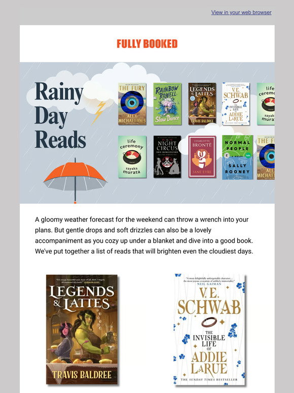 Fully Booked: Books to Read for Rainy Days | Milled